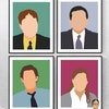 The Office TV Show Characters Printable Poster With Quotes, the Office ...