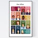 The Office TV Show Characters Printable Poster With Quotes - Etsy