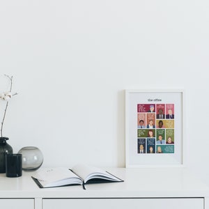 The Office TV Show Characters Printable Poster With Quotes, the Office ...