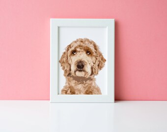 Goldendoodle Art Print - Etsy