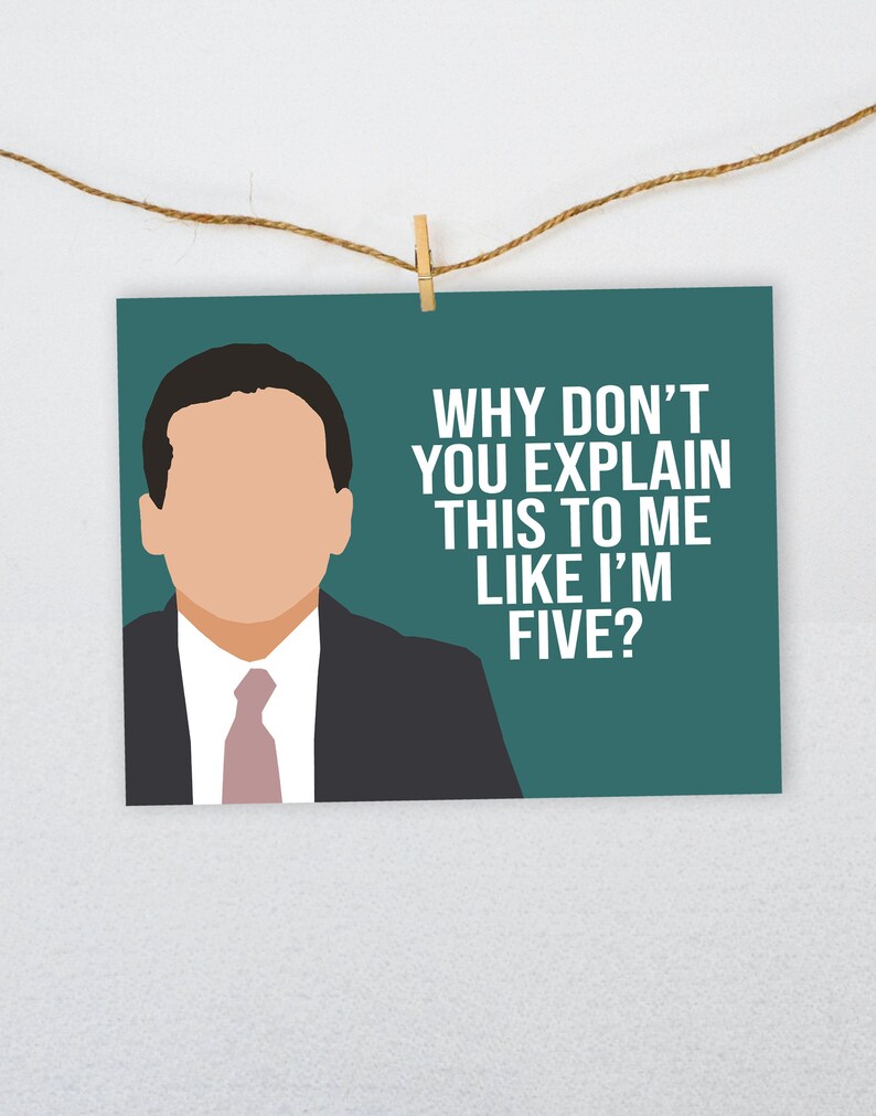 Michael Scott Quote why Don't You Explain This to | Etsy