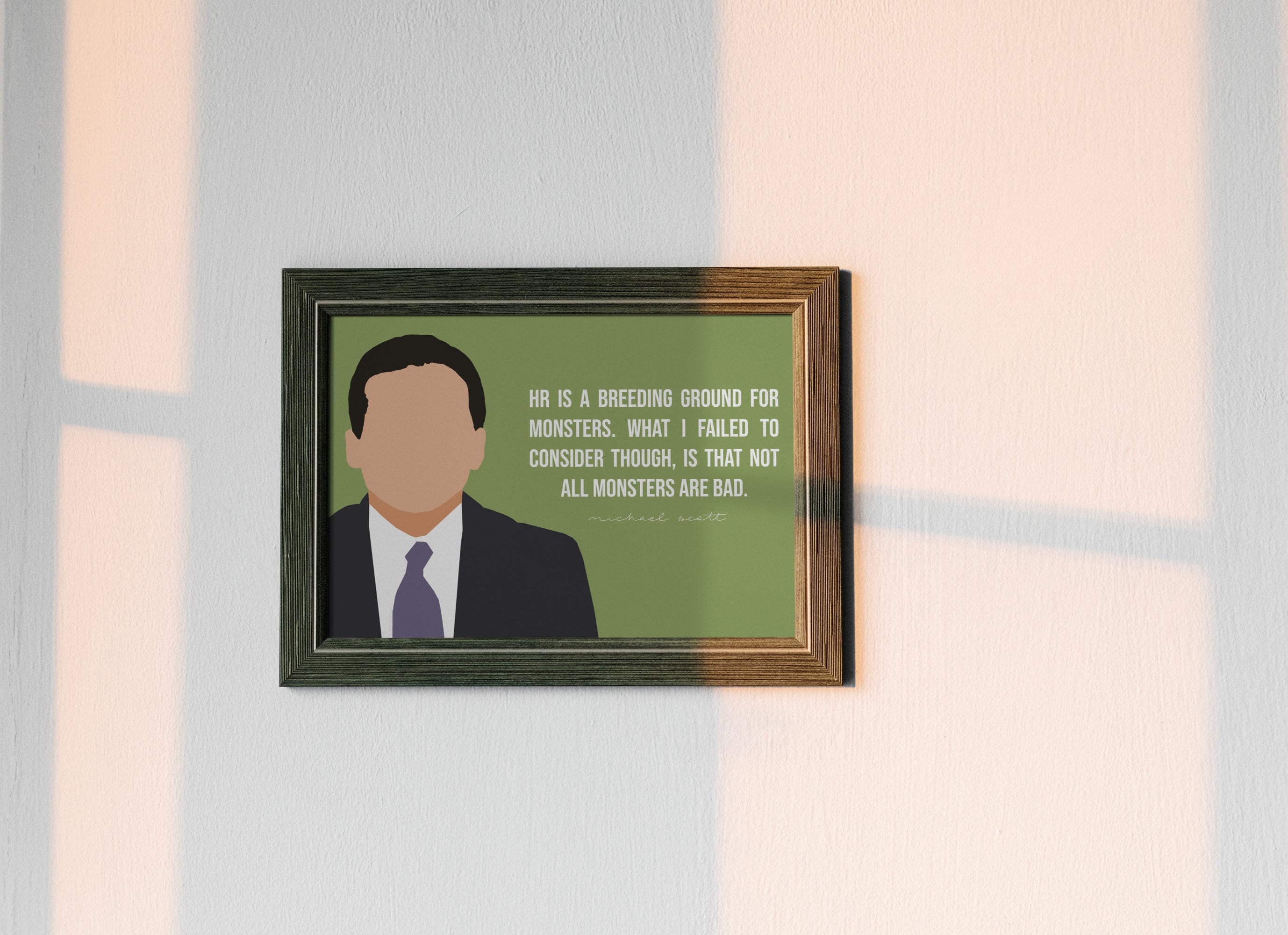 Michael Scott HR is a Breeding Ground for Monsters the - Etsy