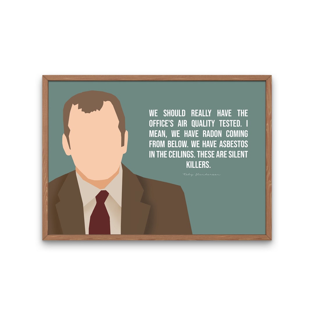 The Office TV Show, Toby Flenderson Air Quality Quote PRINTABLE - Etsy