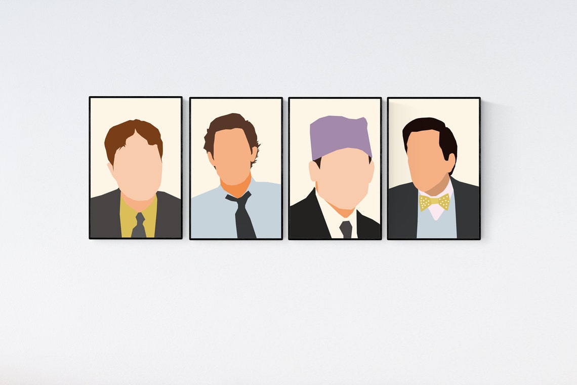 The Office Printable Set Dwight Schrute Michael Scott Jim | Etsy