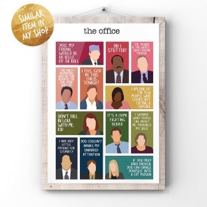 Kevin Malone Print, Few Word Do Trick, the Office Tv Show Printable - Etsy