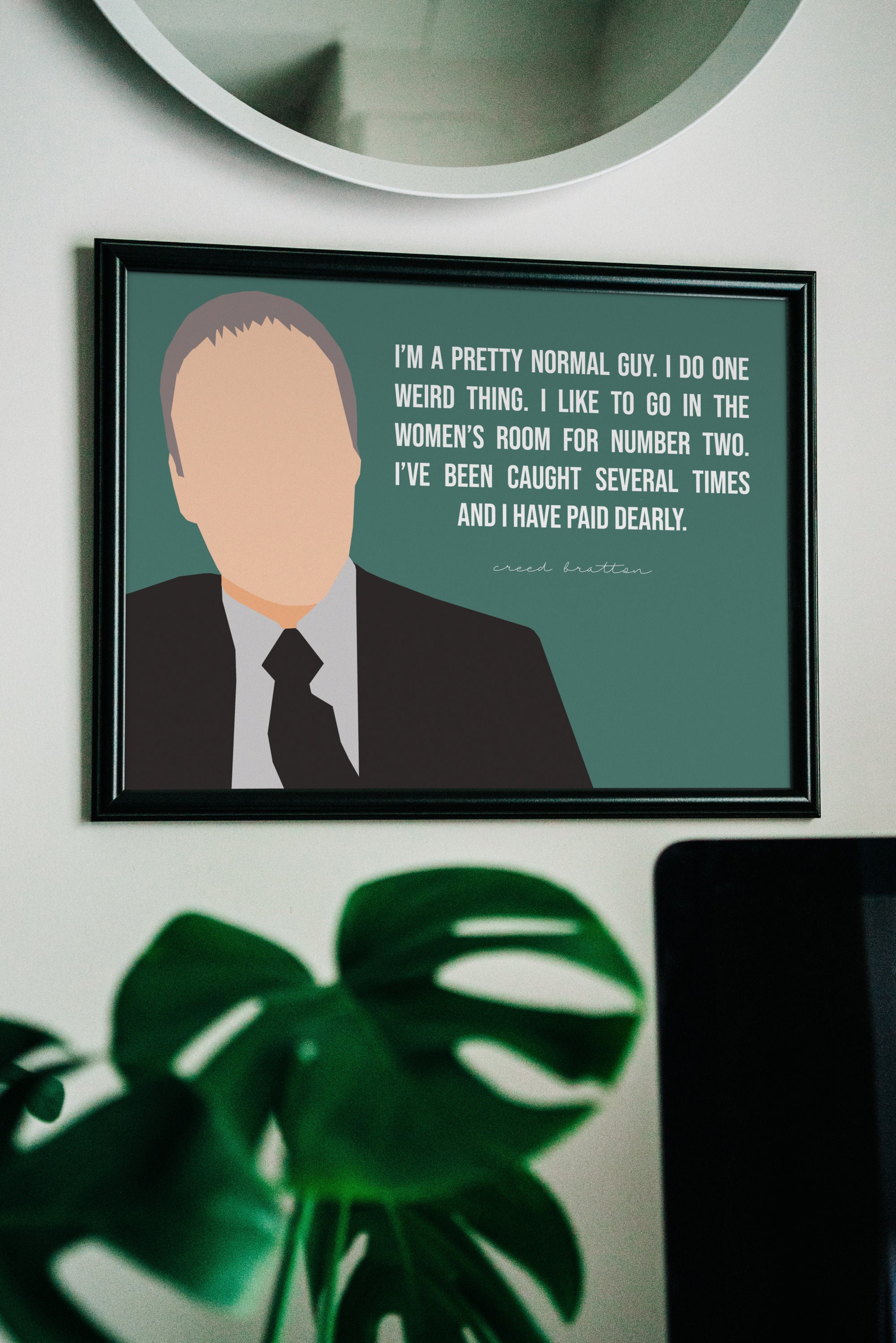 The Office TV Show Creed Bratton Bathroom Quote Printable - Etsy UK
