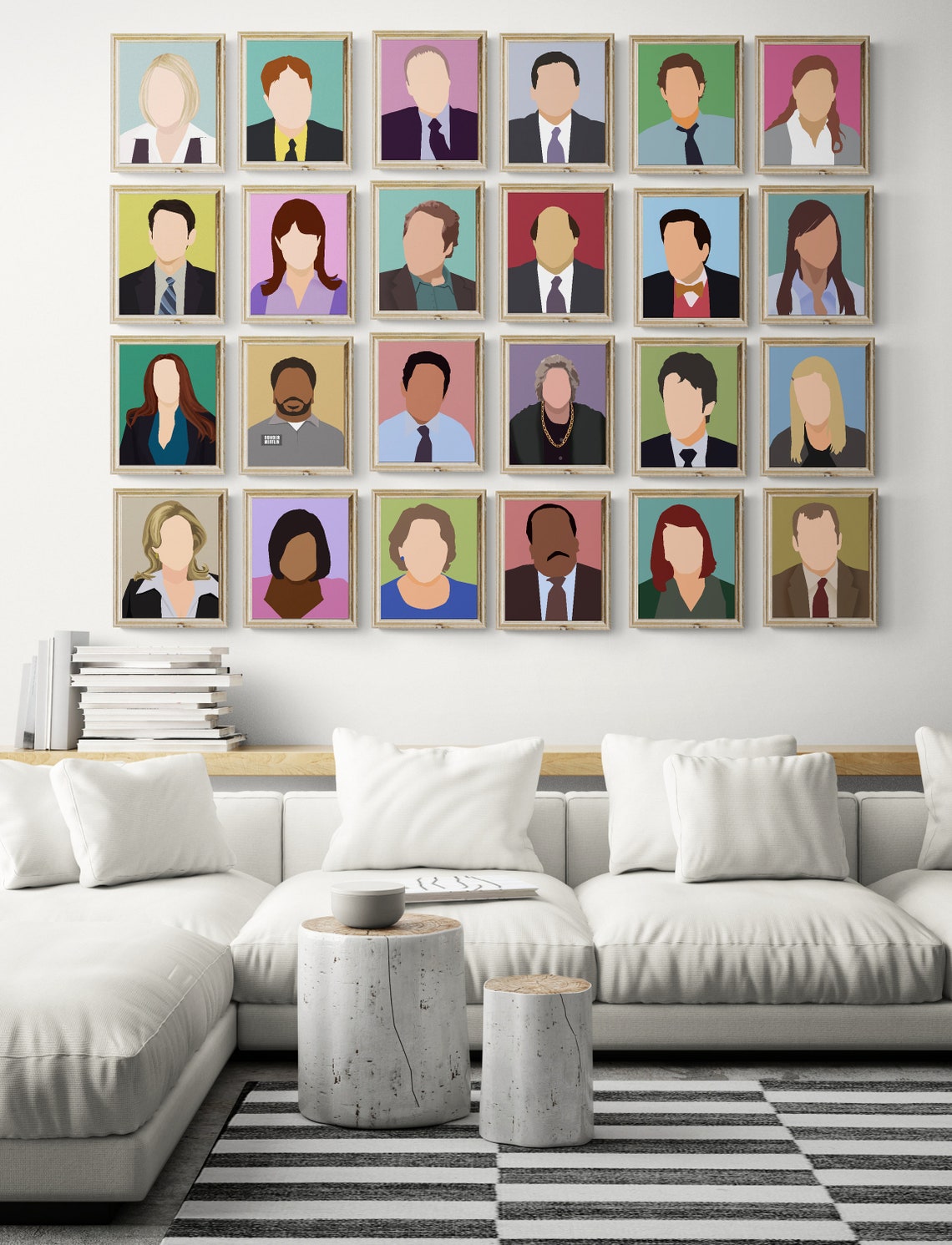 The Office Tv Show Poster Set Minimal Tv Art Printable | Etsy Canada