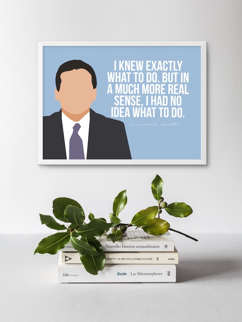 The Office TV Show, Michael Scott Quote, Stress Relief Printable - Etsy ...