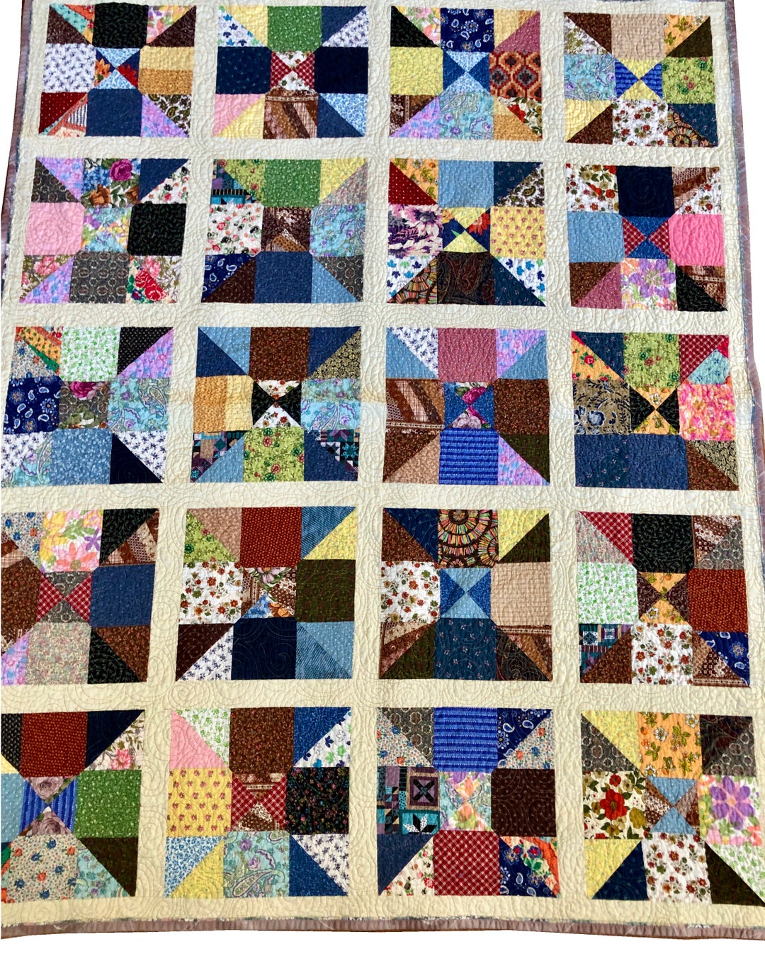 Quilts for Sale Handmade Lap Quilt Patchwork Quilt Throw - Etsy