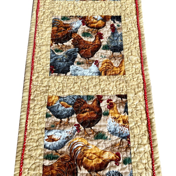 Rooster Table Runner - Etsy