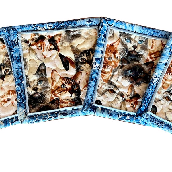 Cat Coaster - Etsy