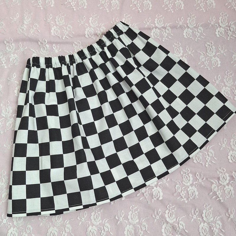 Black White Check Toddler - Etsy