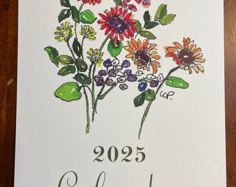 Ling Chang September Calendar Poster, Pink Azalea, Art Print, 2025 ...