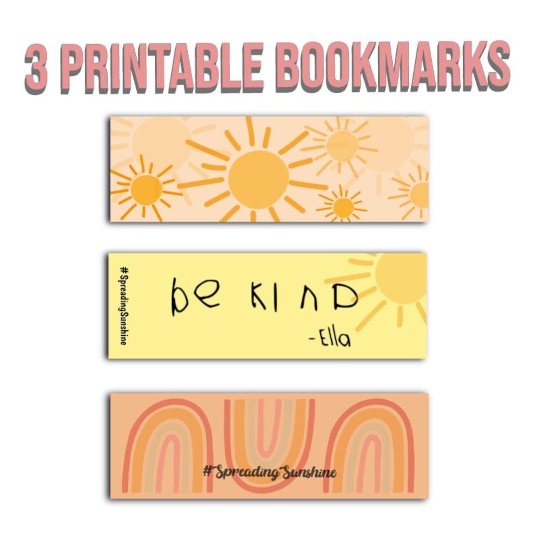 Be Kind Bookmark - Etsy