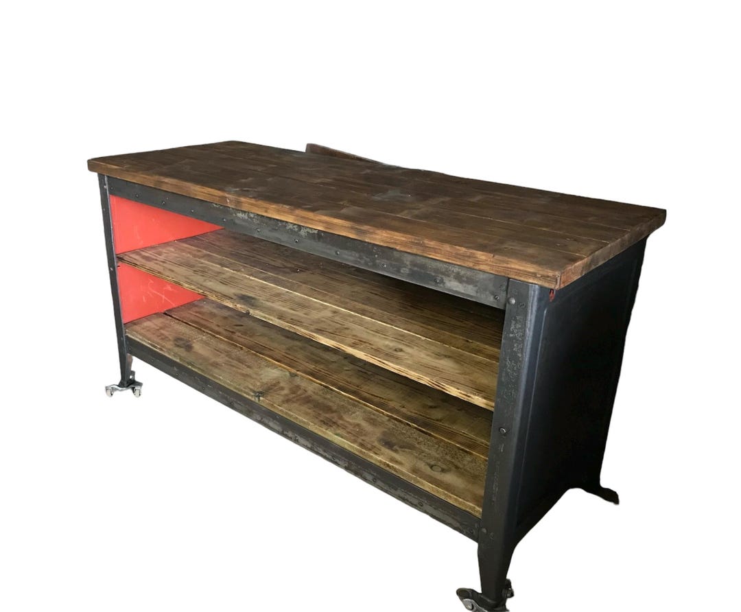Reclaimed Kitchen Island - Etsy