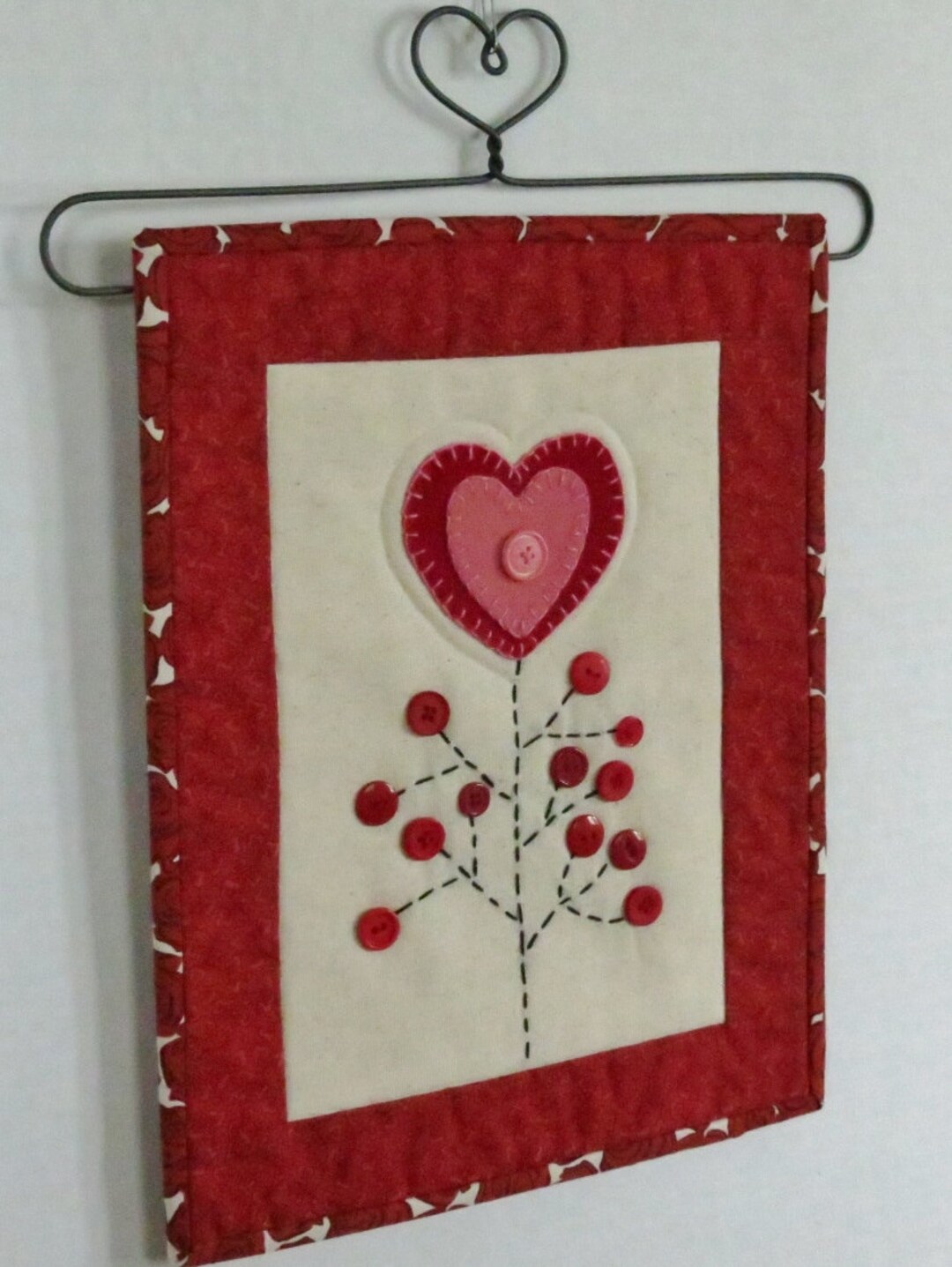 PDF Tree of Love E-pattern Valentine Quilted Wall Hanging Instant ...