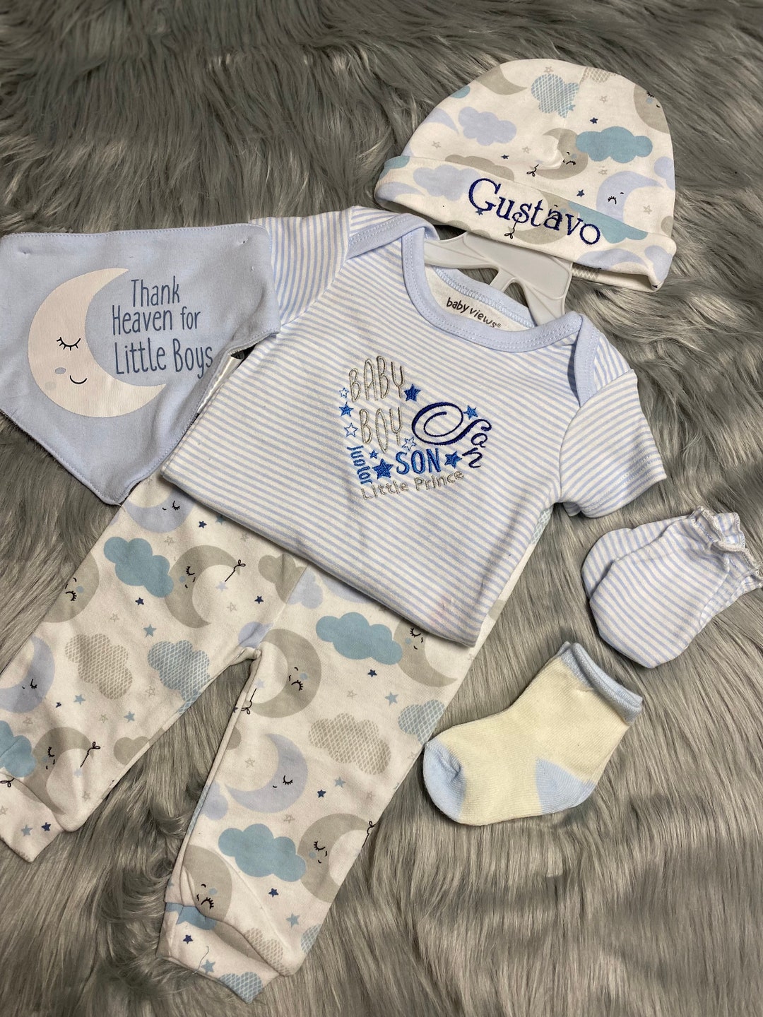 Newborn, Infant Gift, Baby Layette, Personalized Baby Gift, Boys ...