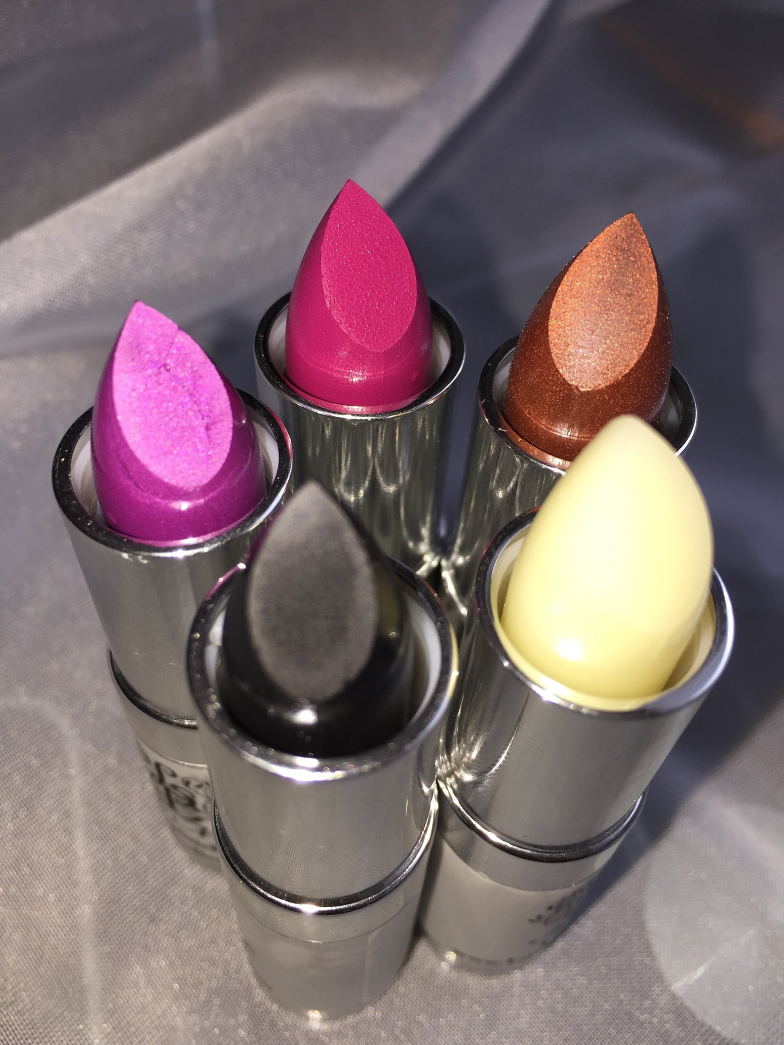 Shimmery Brown Lipstick: Luxhan HD Chocolate Metallic Lipstick - Etsy