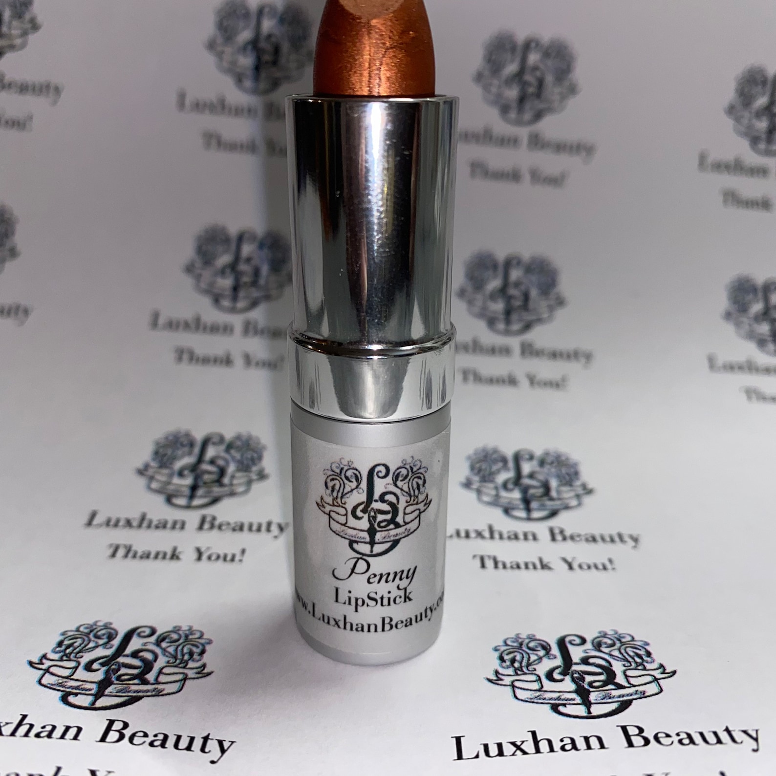 Lipstick, Penny, Copper, Metal, Shimmery, Statement, Metallic - Etsy