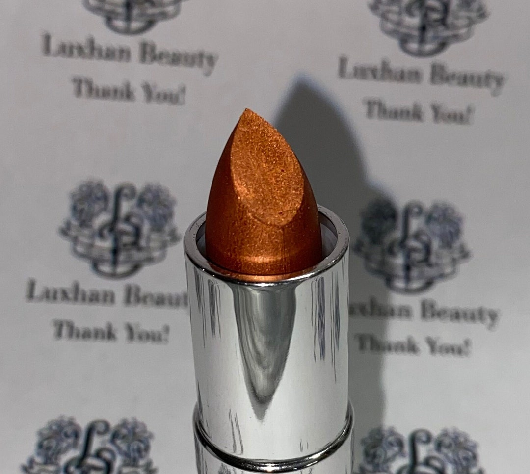 Lipstick, Penny, Copper, Metal, Shimmery, Statement, Metallic - Etsy