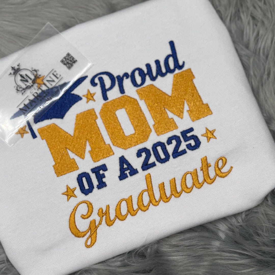 Proud Graduate | Mom | Graduation | Swag | 2023| Gift | Embroidered | T ...