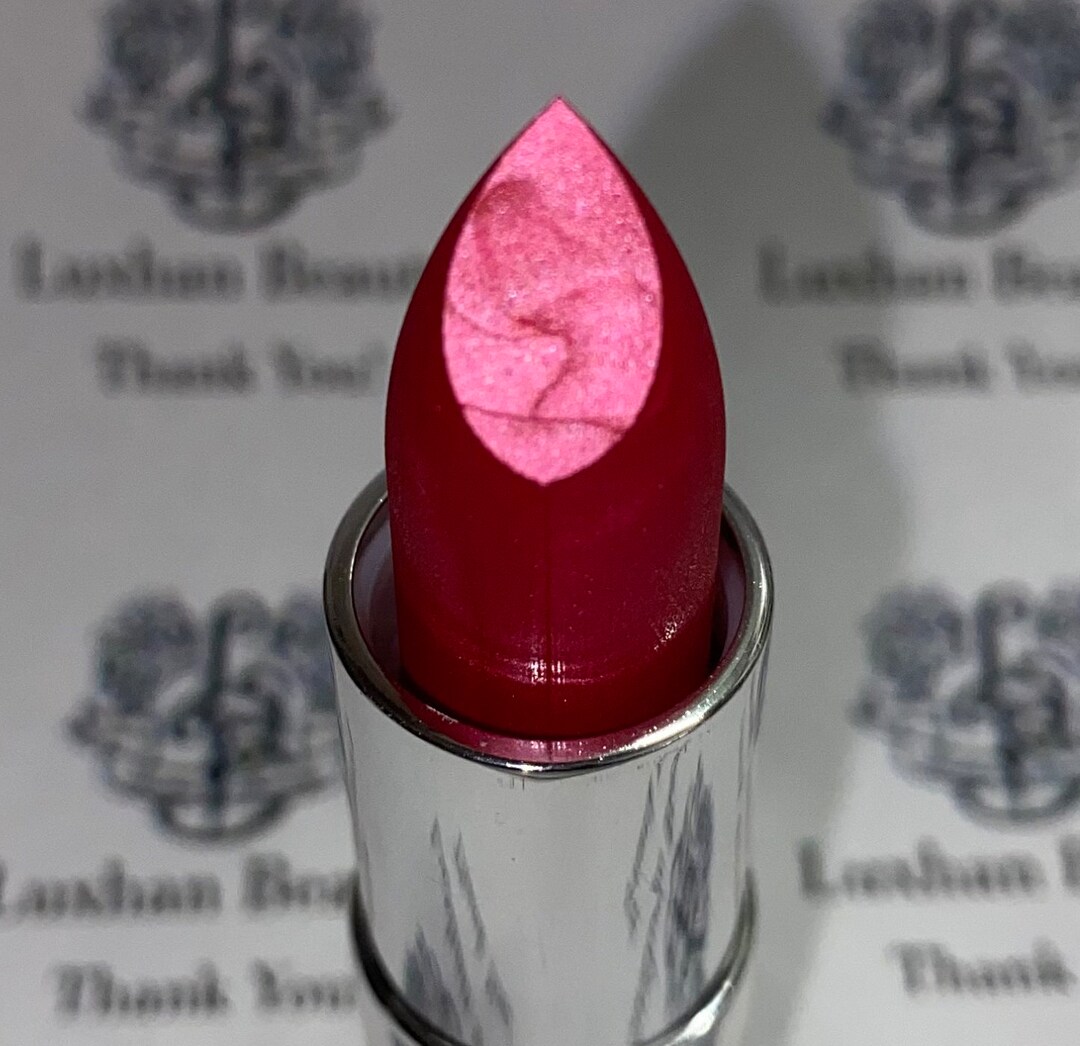 Lipstick, Pink Rose, Shimmering, Metallic - Etsy