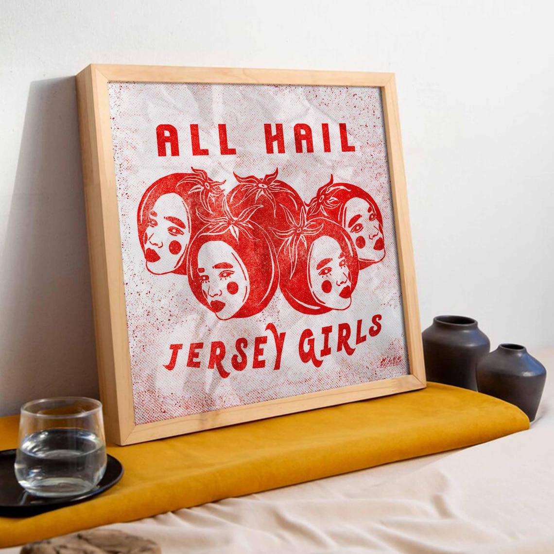 NEW JERSEY Art Print | All Hail Jersey Girls Artwork, Celebrating ...