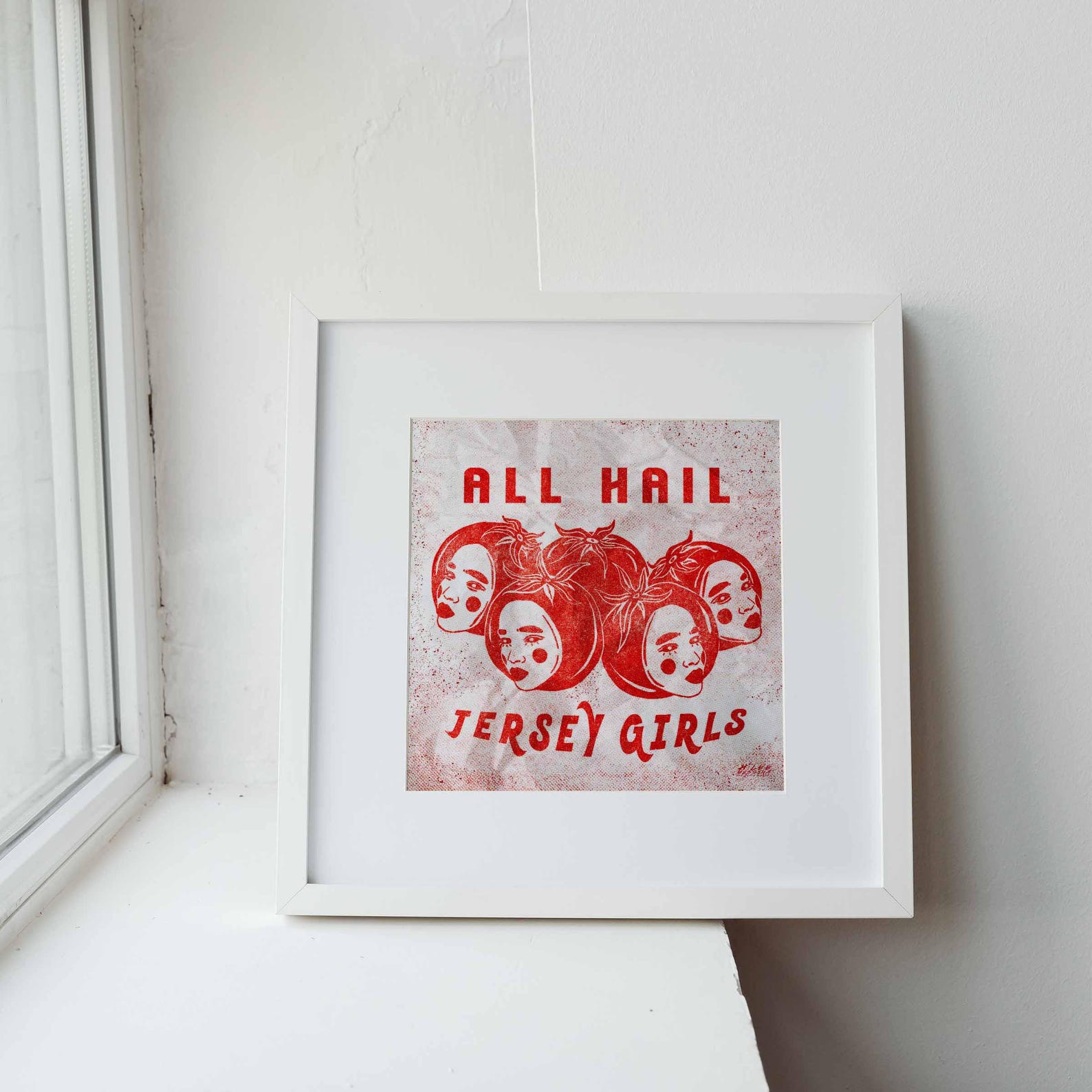 NEW JERSEY Art Print | All Hail Jersey Girls Artwork, Celebrating ...