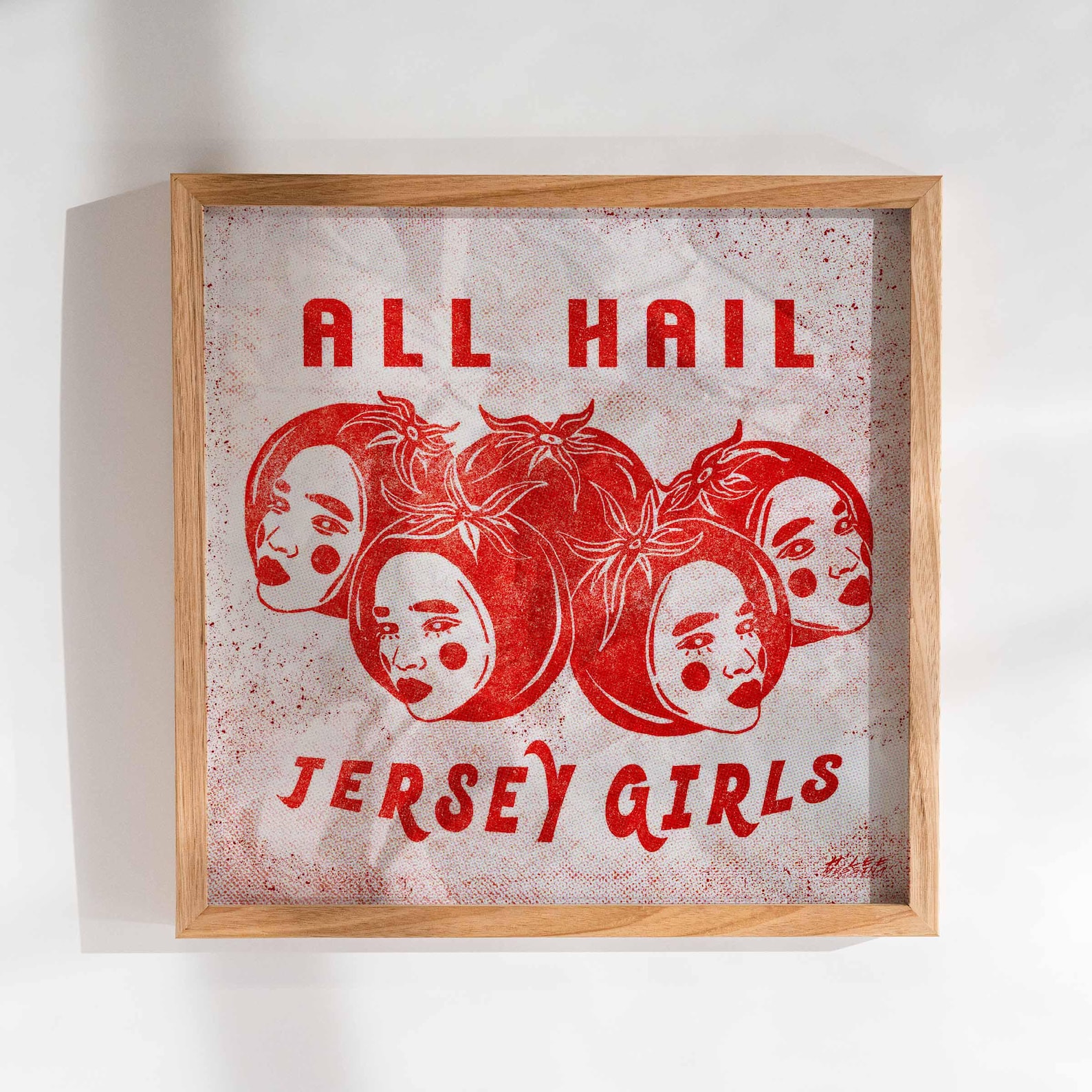 NEW JERSEY Art Print | All Hail Jersey Girls Artwork, Celebrating ...