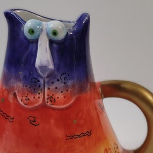Whimsical Cat Pitchers - Etsy