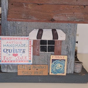 Old Fashioned ‘general Store’ Birdhouse | Rustic Wooden Bird Nesting ...