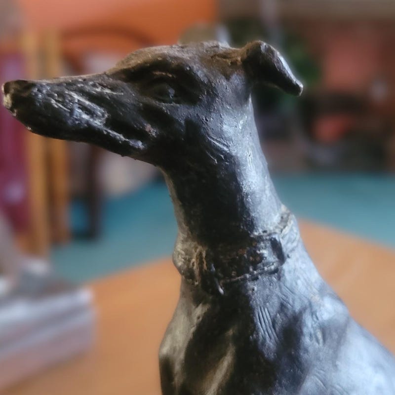 Cast Greyhound Statue - Etsy