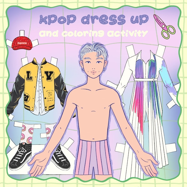 Kpop Paper Doll - Etsy