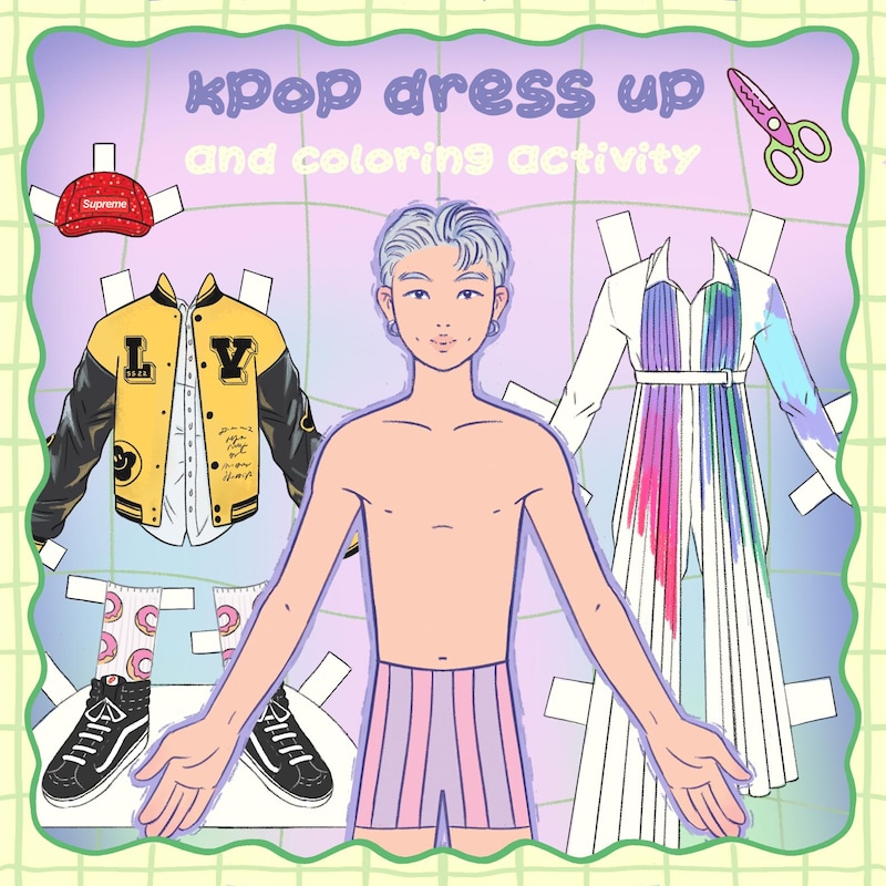 Kpop Paper Doll - Etsy