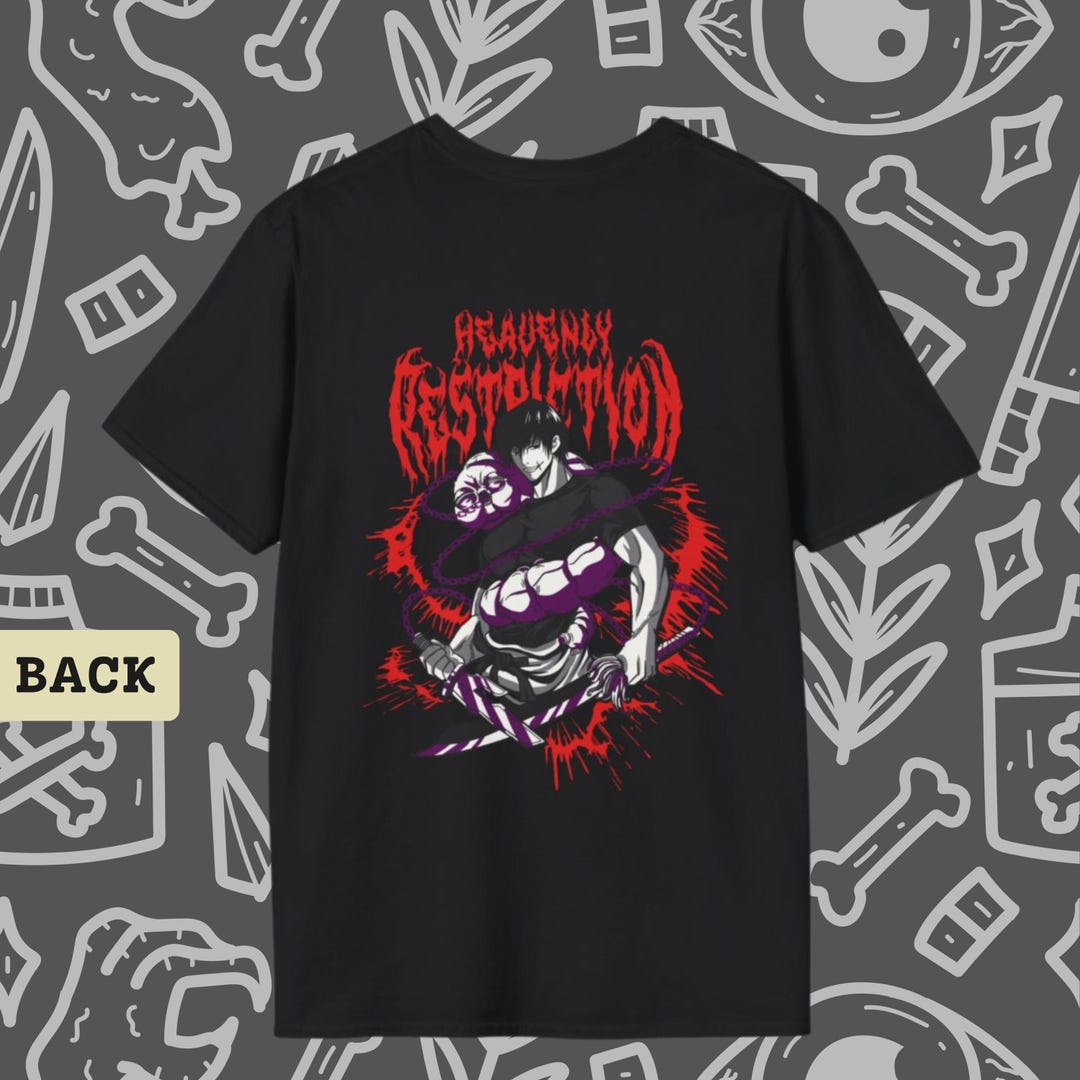 Toji Fushiguro X Anime Shirt | Jujutsu Kaisen Tee | Anime Merch | JJK ...