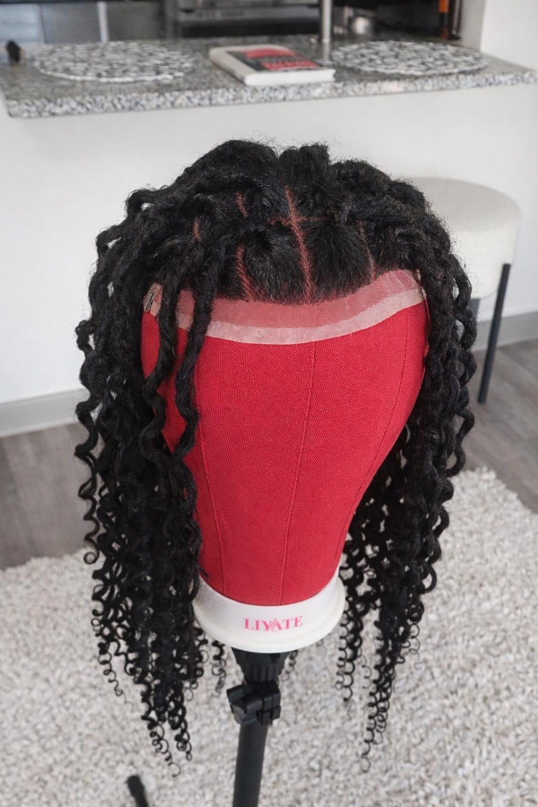 100% Human Hair Boho Dreadlock Man Unit Toupee - Etsy