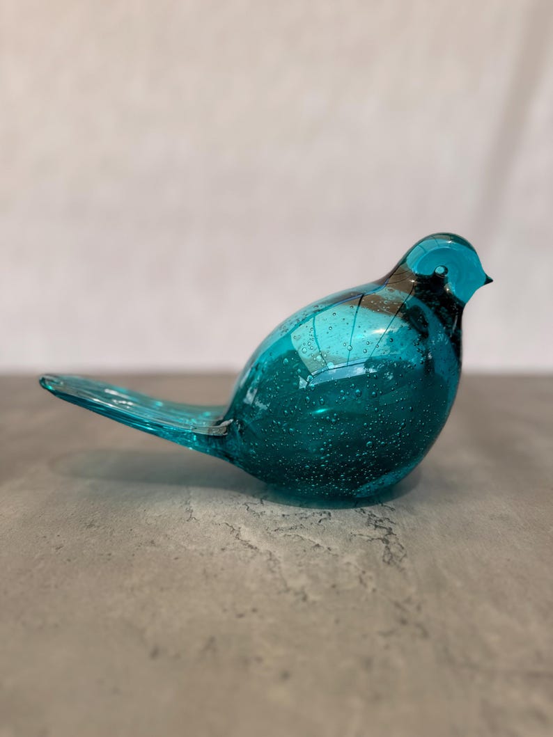 Lg Glass Bird, Glass Sculpture, Home Decor, Office Decor, Gifts for Her ...