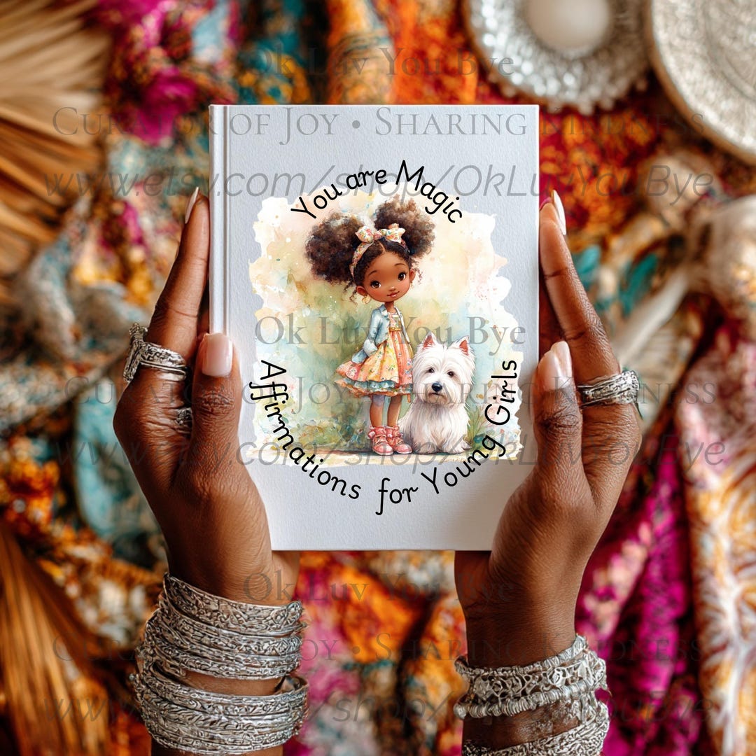 Shine Bright: Printable Affirmation Bundle for Young Girls | Watercolor ...