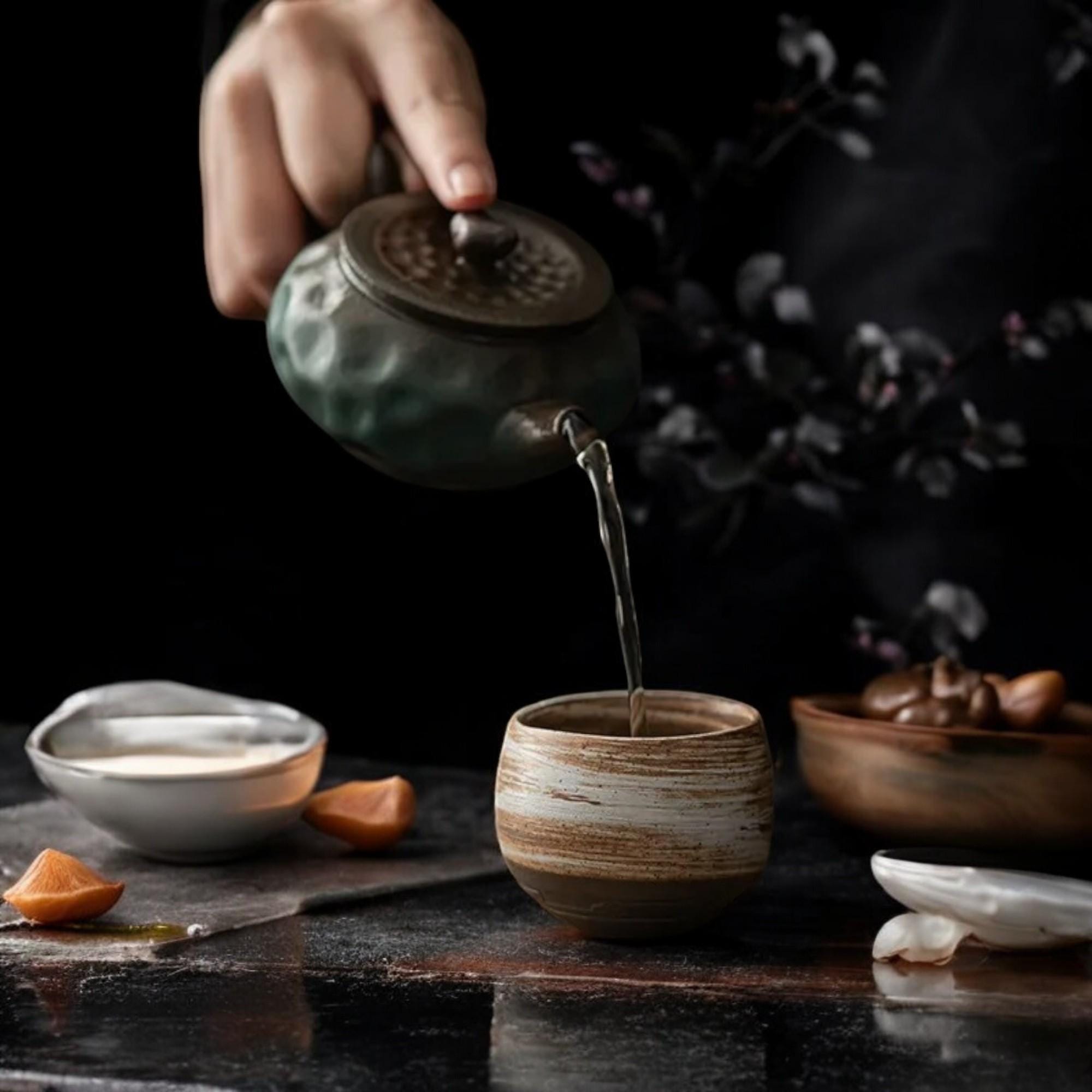 Handmade Japanese Tea Cups – Rustic Wabi-sabi Ceramic, Matcha & Sake ...