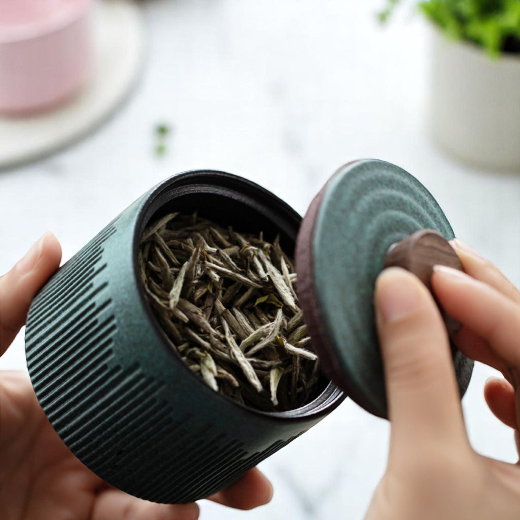 Handmade Japanese Ceramic Storage Jar With Lid – Minimalist Tea ...