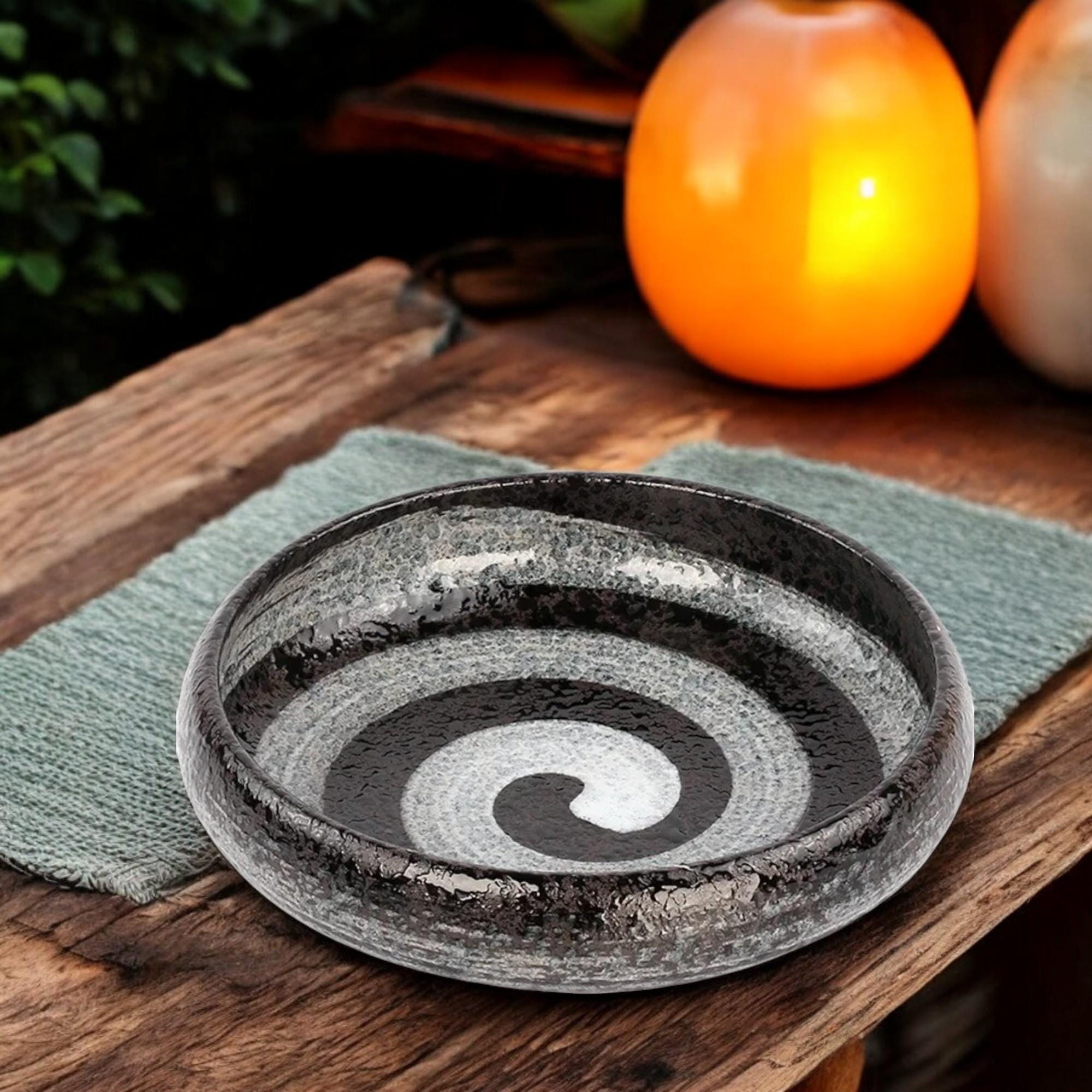 Handmade Japanese Ceramic Plates Set – Rustic Glazed Ramen, Salad ...