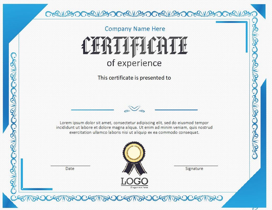 100+ Professional Certificate Templates - Etsy