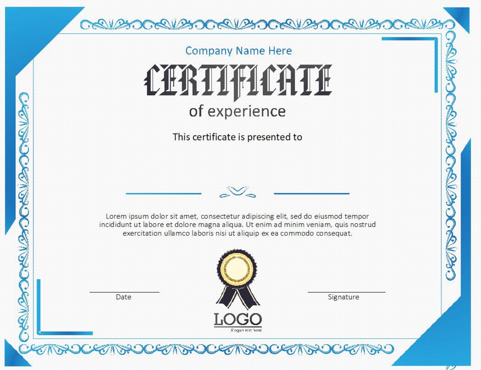 100+ Professional Certificate Templates - Etsy