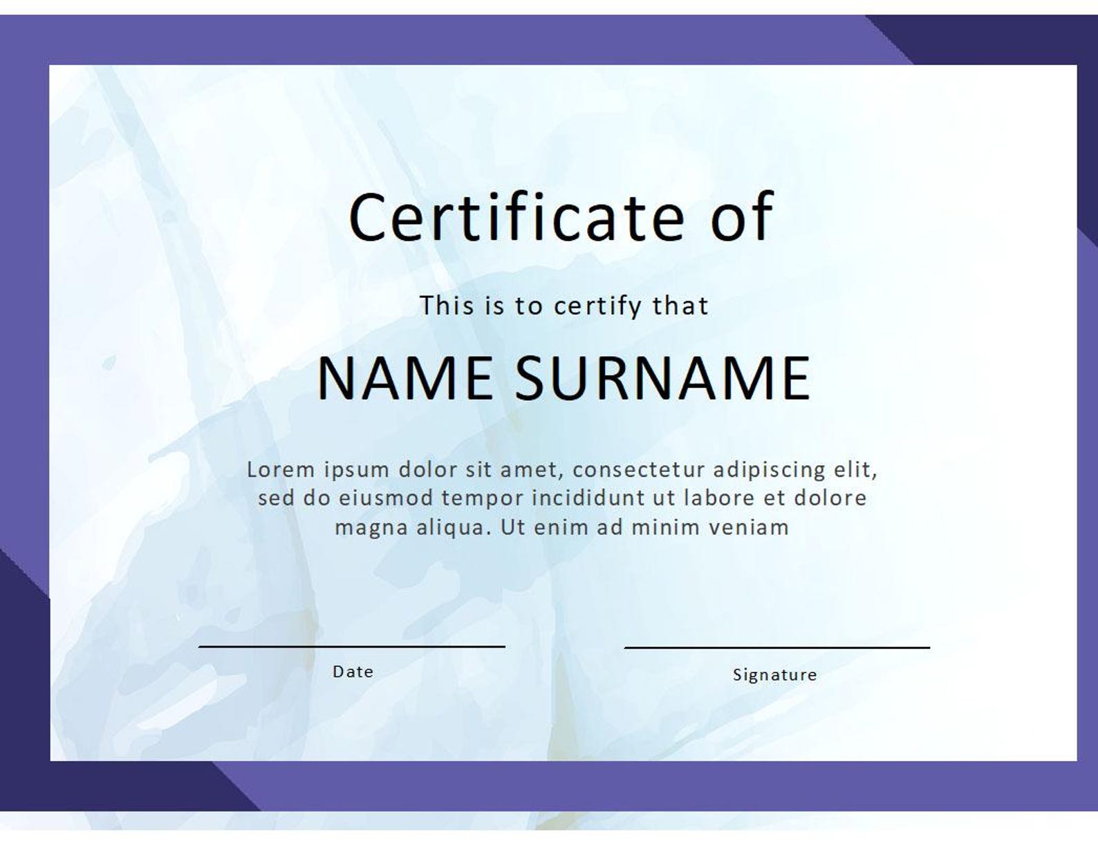 100+ Professional Certificate Templates - Etsy