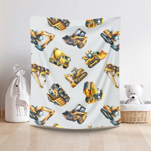 Construction Vehicles Seamless Pattern (digital Download) - Etsy