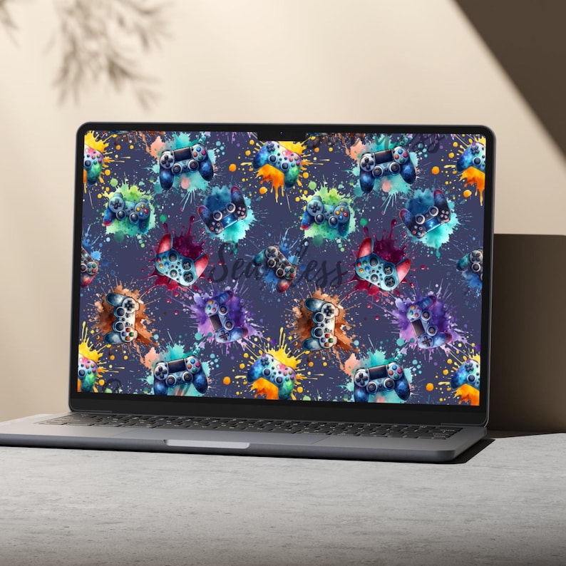 Gaming Controller Seamless Pattern: Sublimation Fabric (digital ...