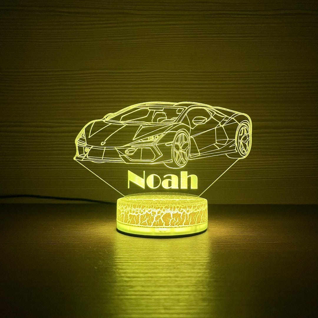 Lamborghini Revuelto Lambo Fan Gift Revuelto Night Lamp Lambo Lamp ...