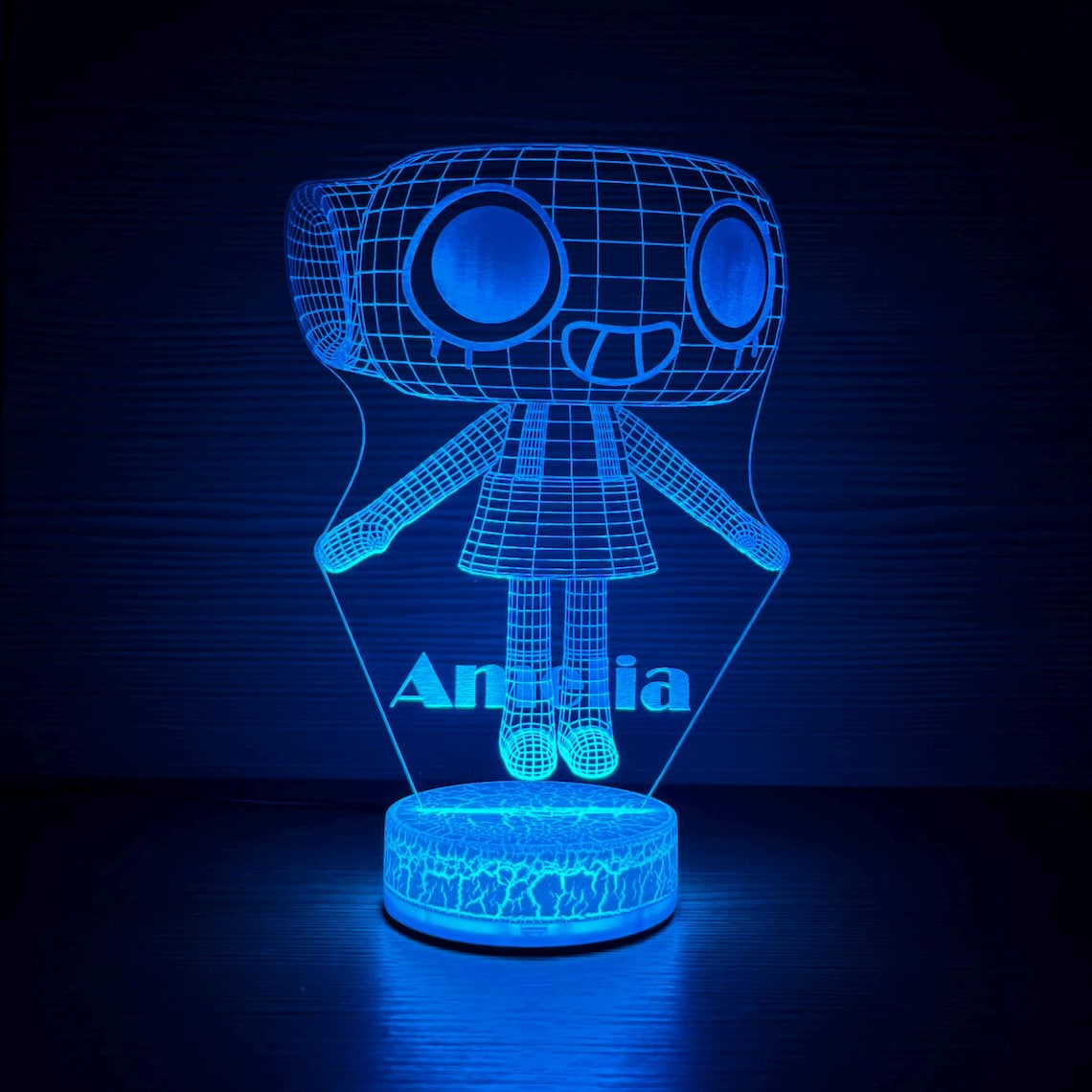 Shelly 3D Lamp Dandy's World Fan Gift Night Light Shelly Lamp Bedside ...