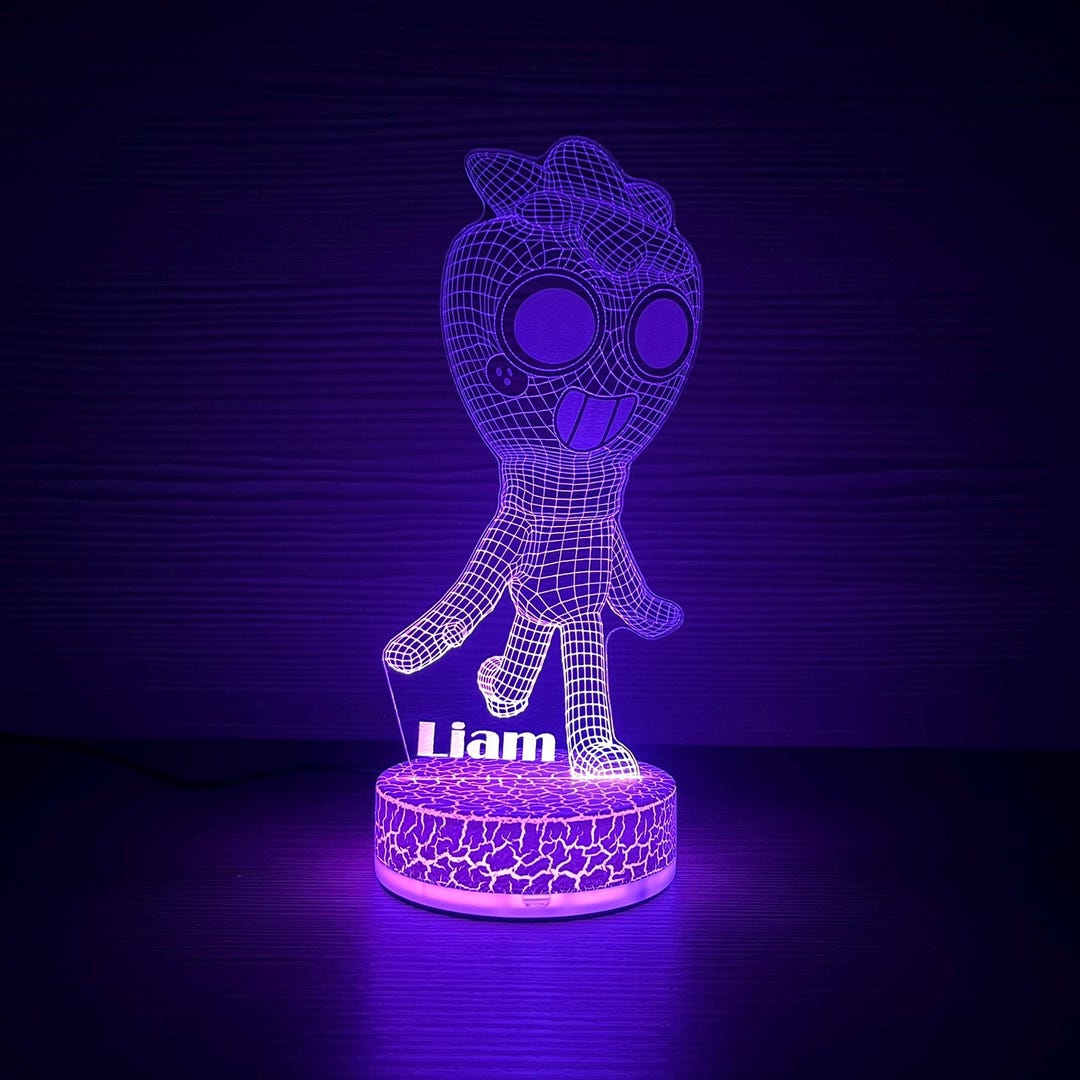 Sprout Dandy's World 3D Night Light Sprout Lamp Bedside Lamp 3D Night ...