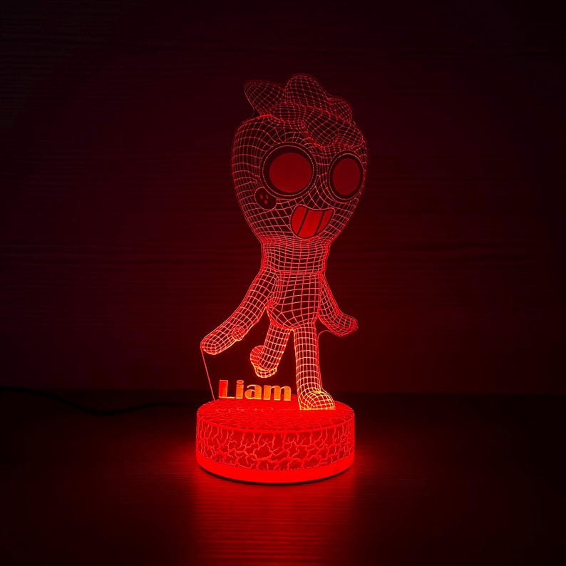 Sprout Dandy's World 3D Night Light Sprout Lamp Bedside Lamp 3D Night ...